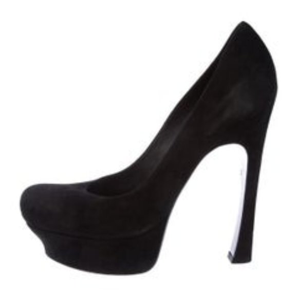 Yves Saint Laurent | Shoes | Ysl Suede Platform Pumps | Poshmark